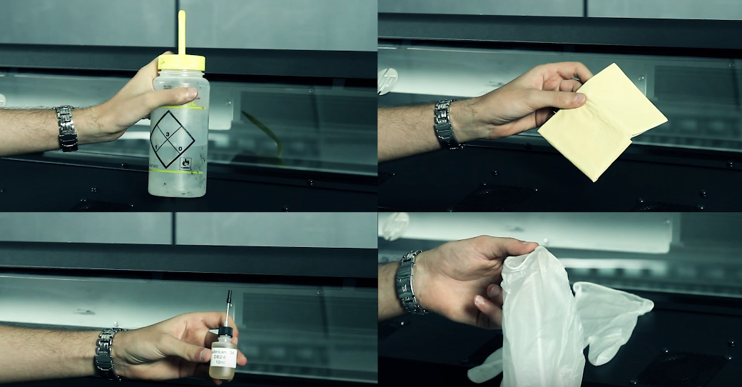 Cleaning and Lubricating the Carriage Rod on the HP Latex 110 Printer ...